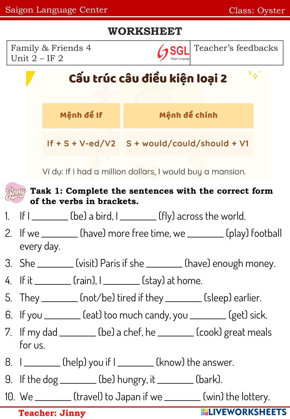 FF4 Unit 7 | ESL Worksheets | 8129453