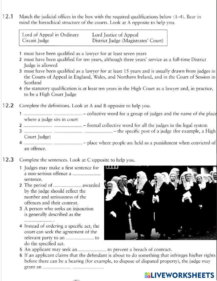8131784 | Judges | ChursinaEA | LiveWorksheets