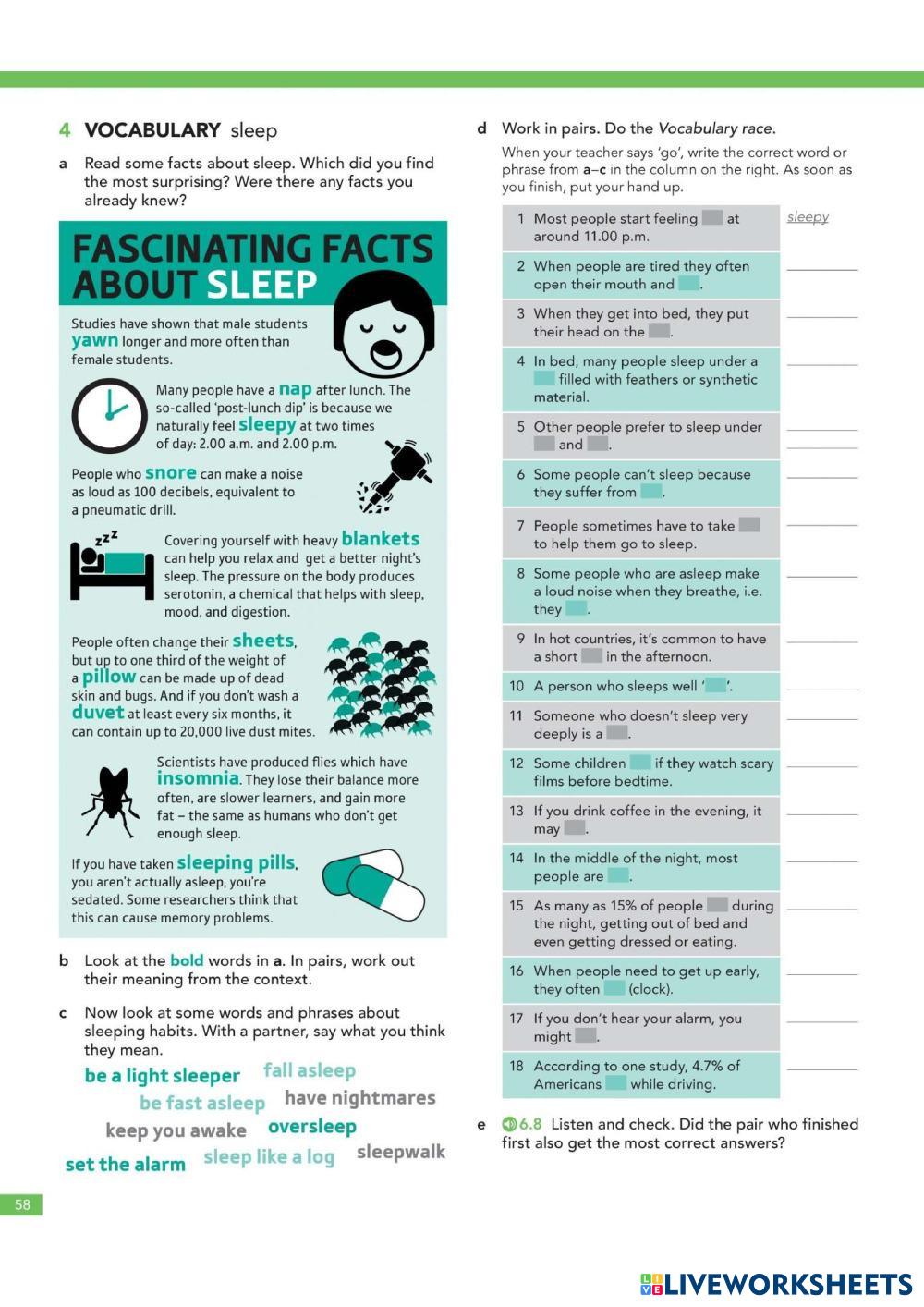 Upper B u6a Sle… | Language Arts Worksheets | 8142230