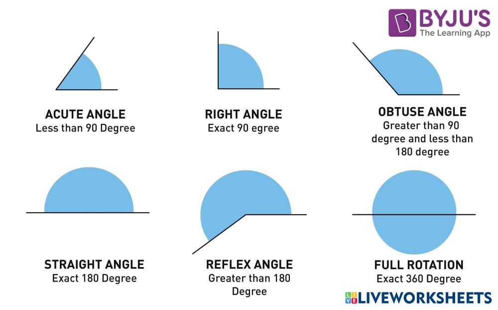 angles 360 degrees worksheet