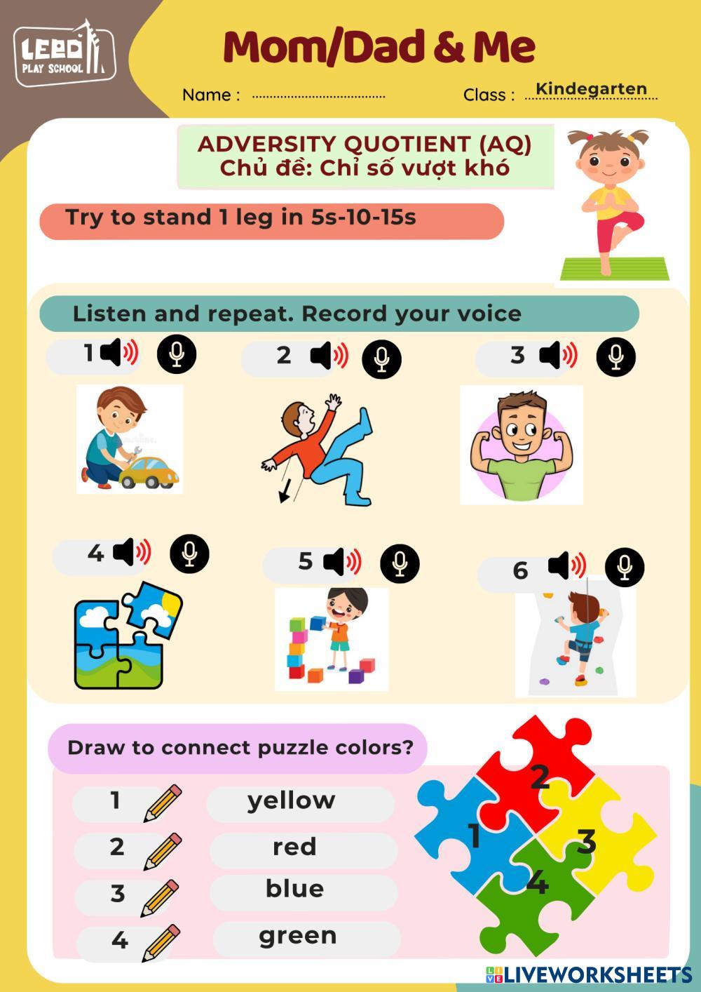 AQ Mom/Dad & Me… | ESL Worksheets | 8151680