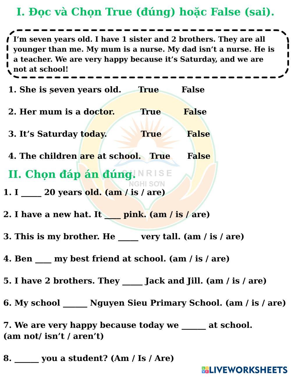 Unit 7 | English Language Worksheets | 8152348