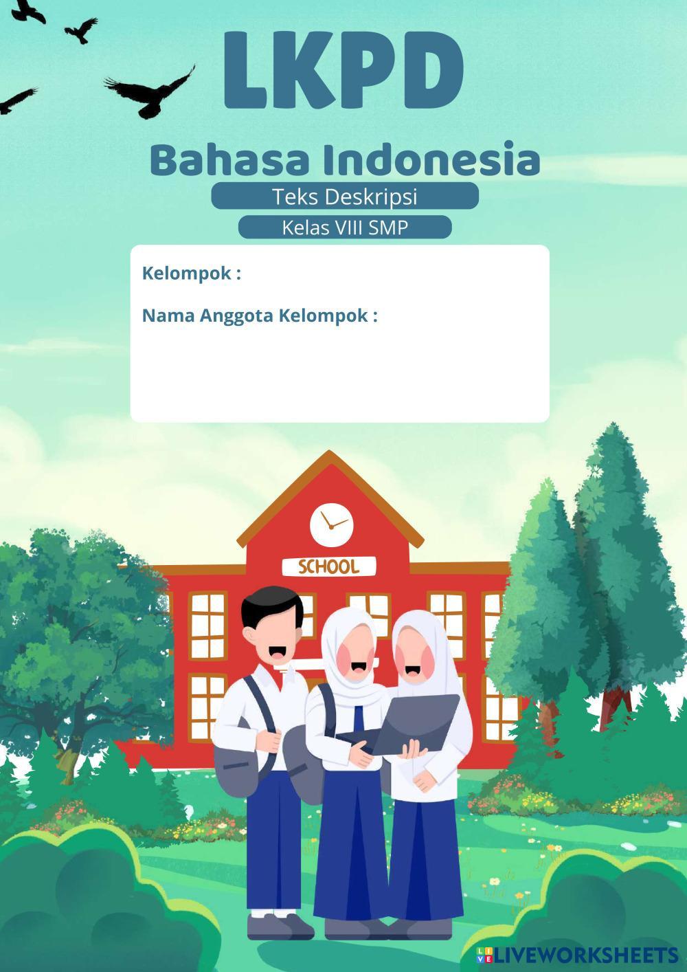 LKPD TEKS DESKR… | Social Studies Worksheets | 8155565