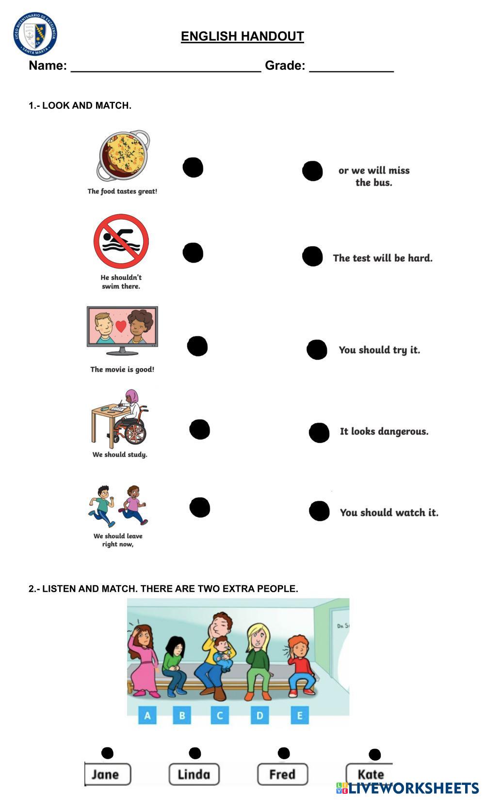 THE HANDOUT | ESL Worksheets | 8156036