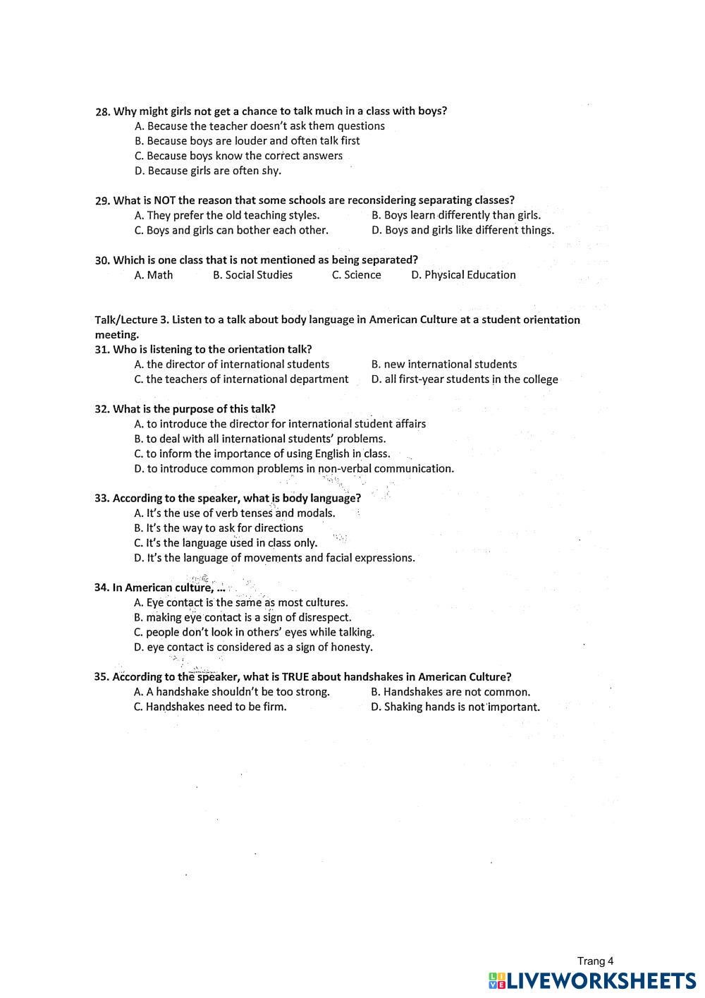 Practice 1_Vste… | English Language Worksheets | 8159520
