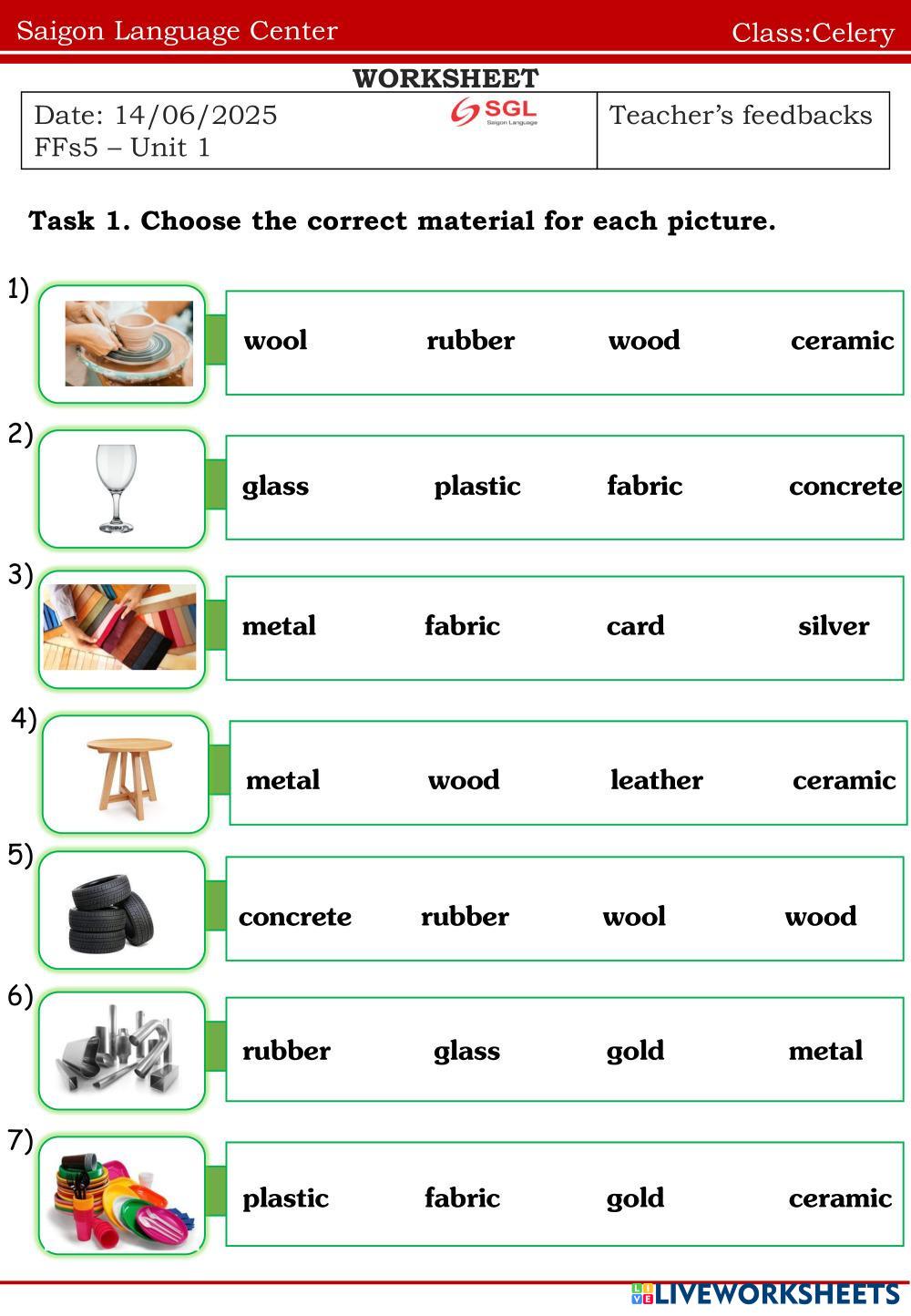 Celery | English Language Worksheets | 8159588