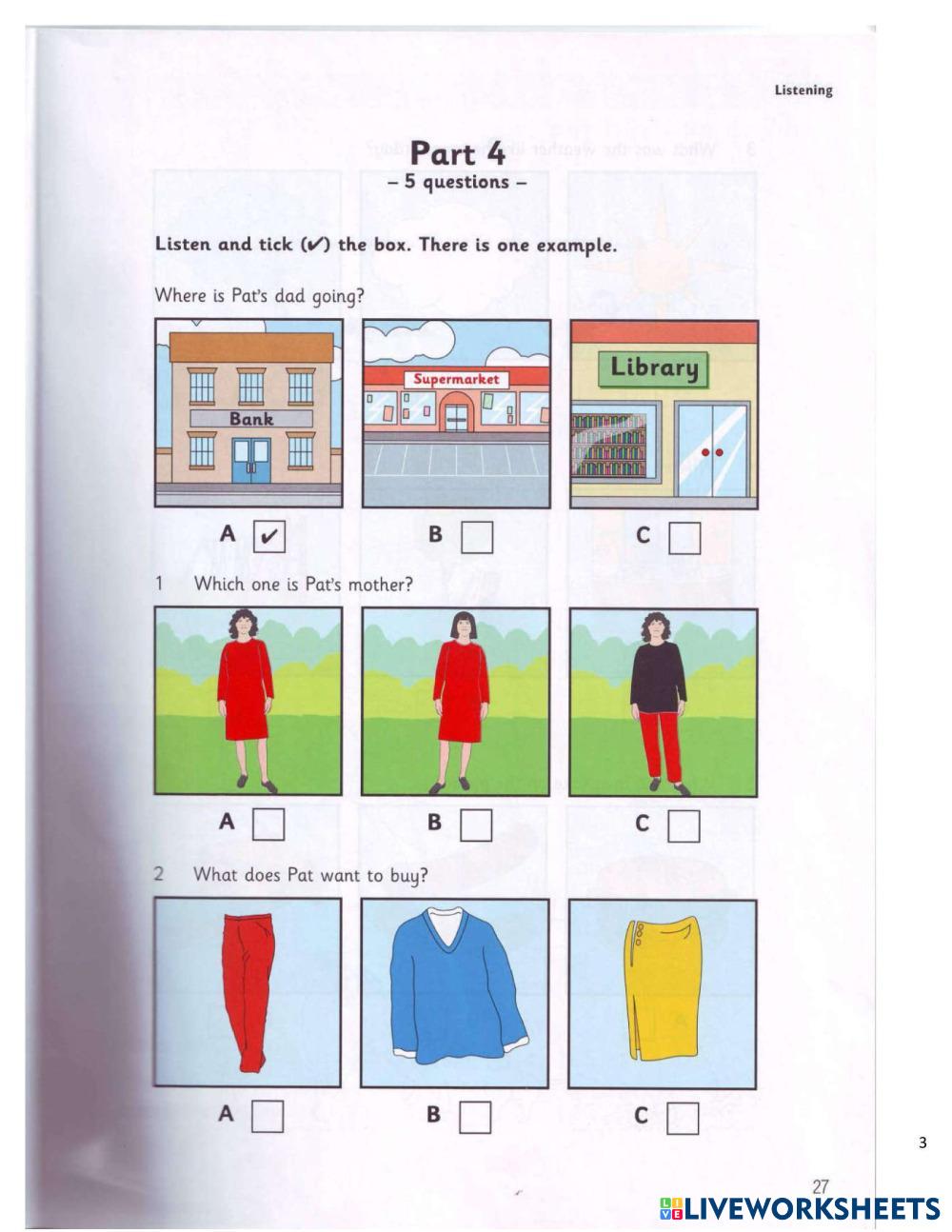 M1 - P4 - LIST… | English Language Worksheets | 8160315