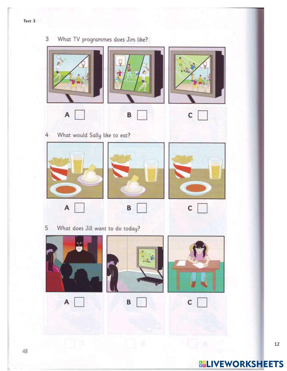 M2 - P4 - LISTE… | English Language Worksheets | 8160346