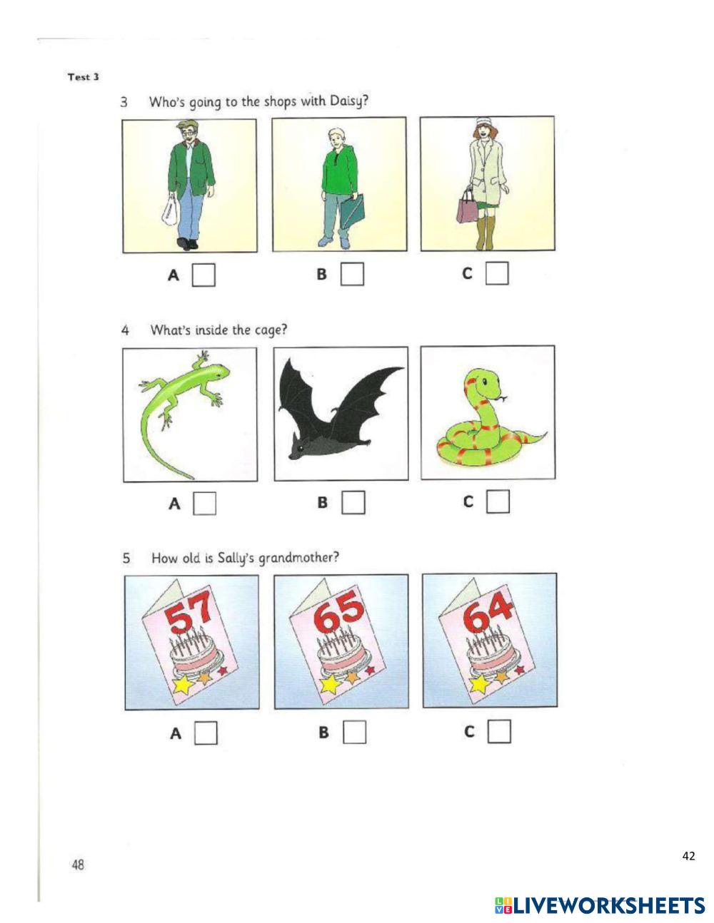 M7 - P4 - LISTE… | English Language Worksheets | 8162404