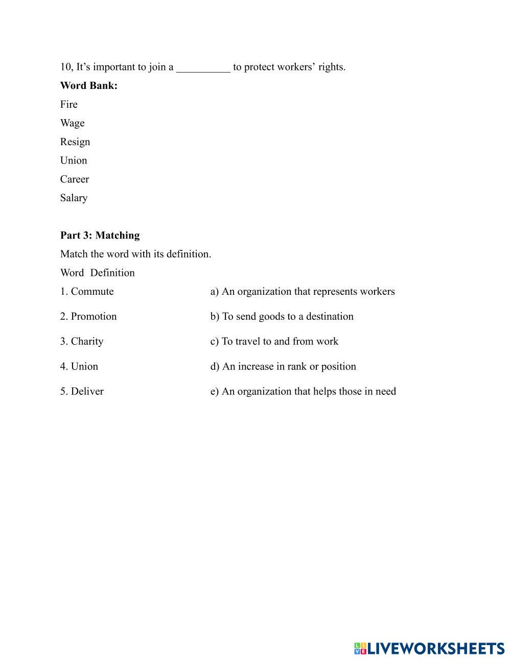 Des B2-Vocab | English Language Worksheets | 8162801