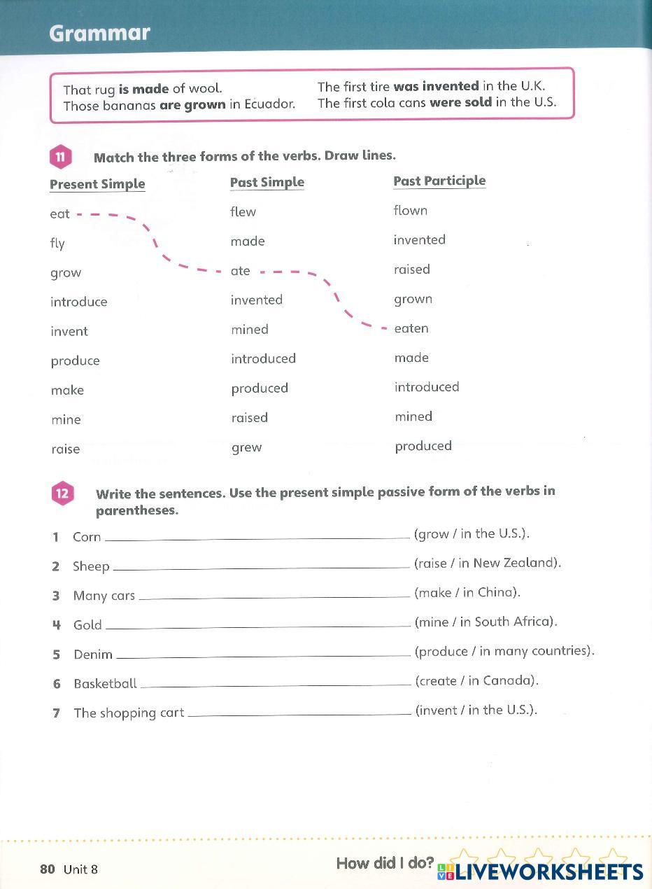 BE5 WB Unit 8 G… | Language Arts Worksheets | 8166832