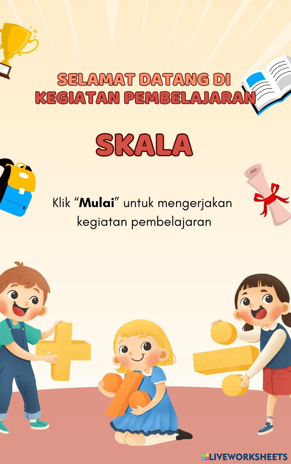 E-LKPD Skala | Math Worksheets | 8171414