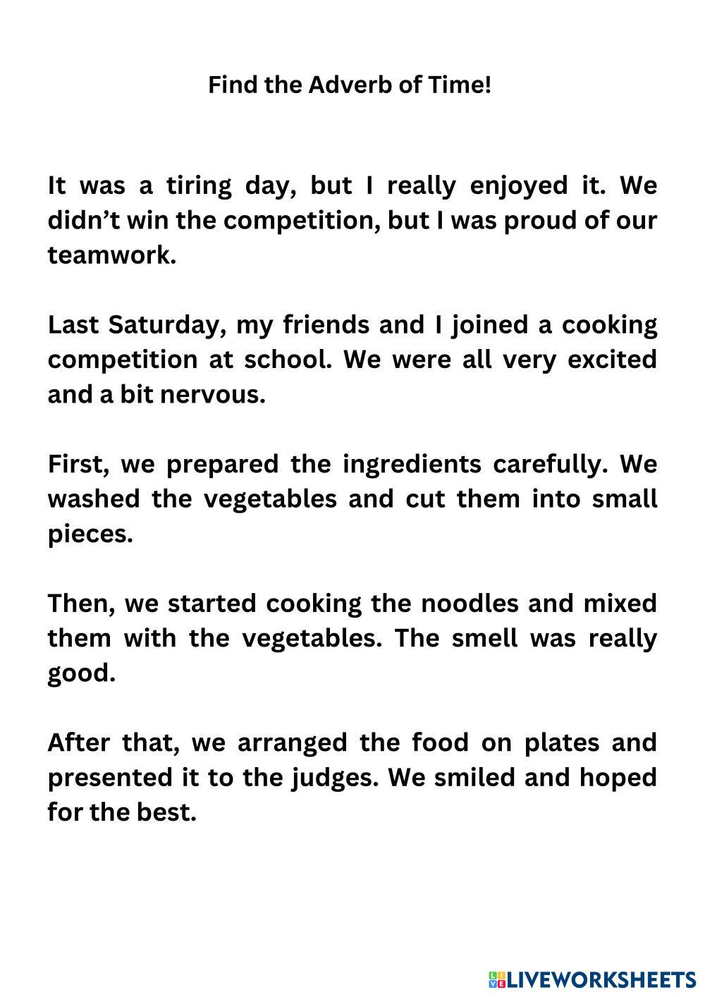 Recount text | ESL Worksheets | 8173268