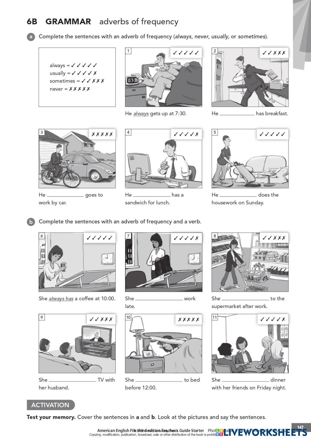 6B GRAMMAR: Adv… | English Language Worksheets | 8173757