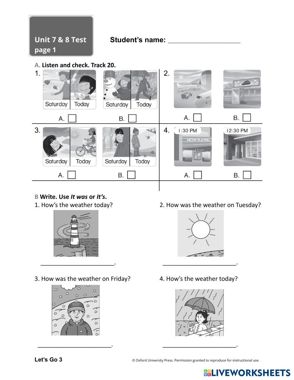 Achievement Tes… | ESL Worksheets | 8175145