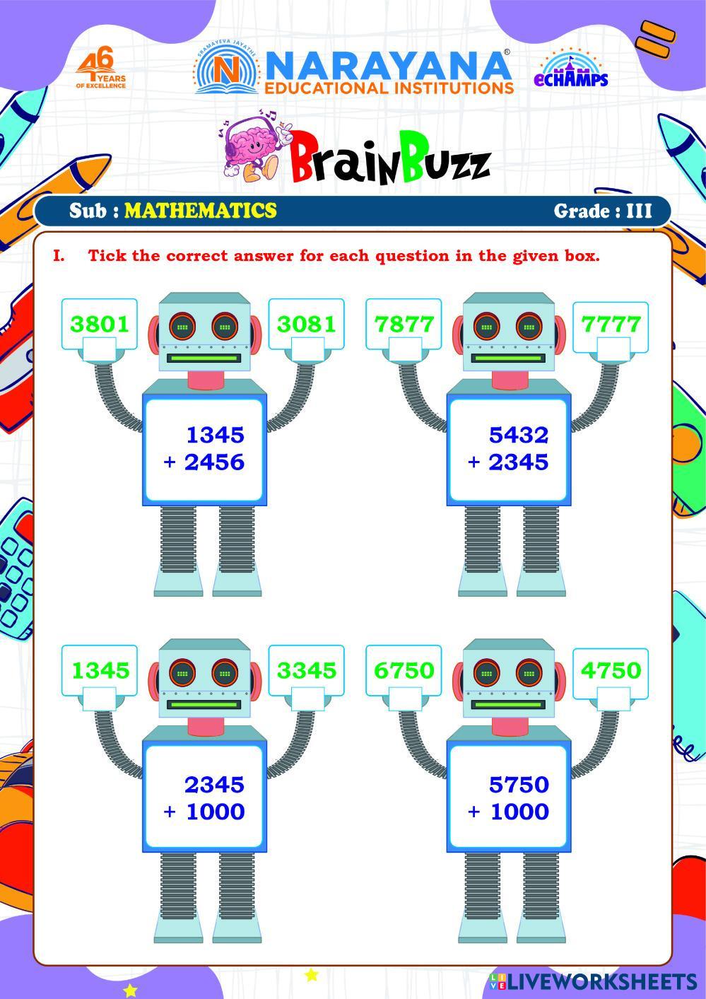 GRADE 3_BRAIN B… | English Language Worksheets | 8176919