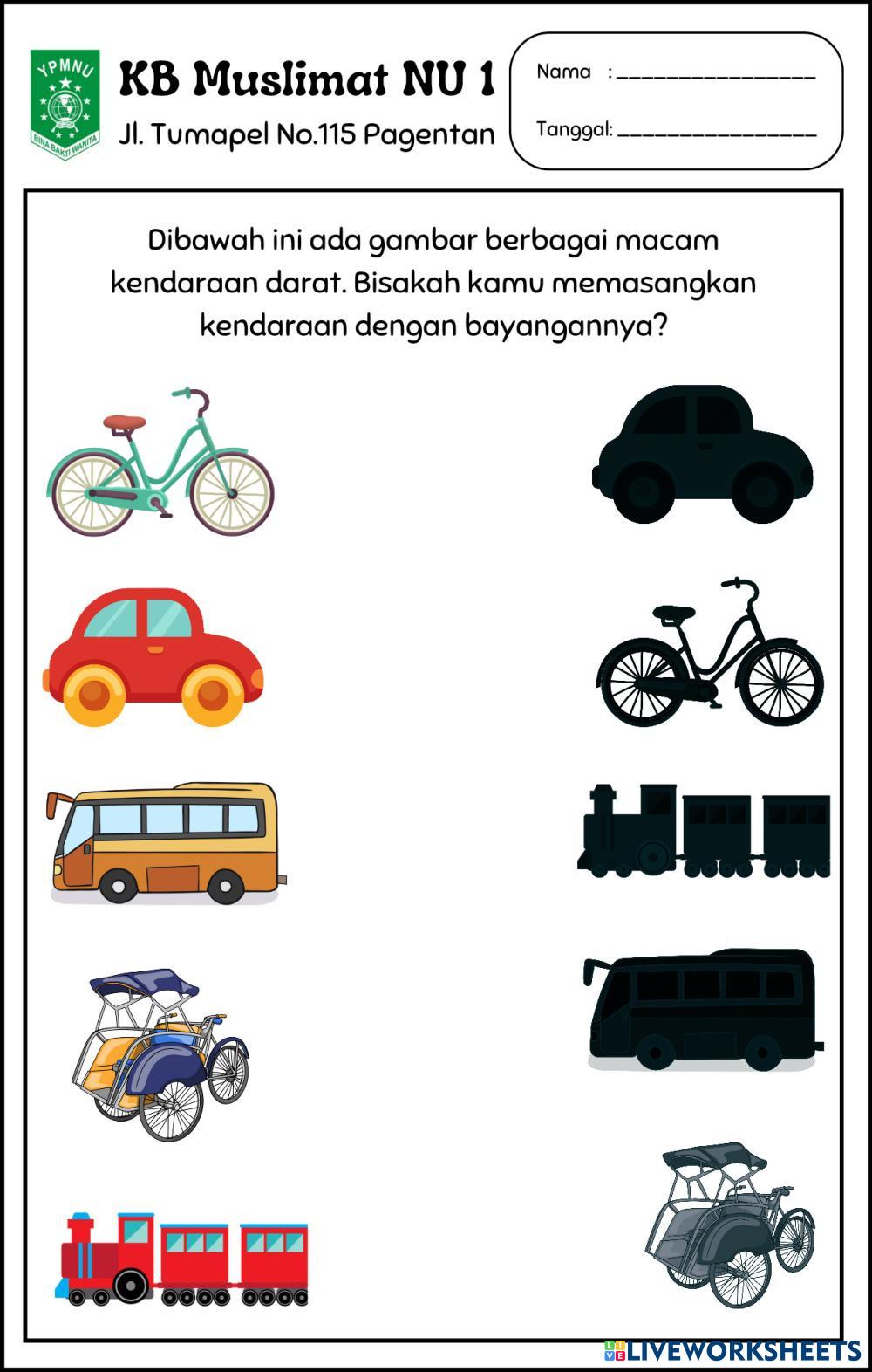 Memasangkan Gam… | Science Worksheets | 8180285