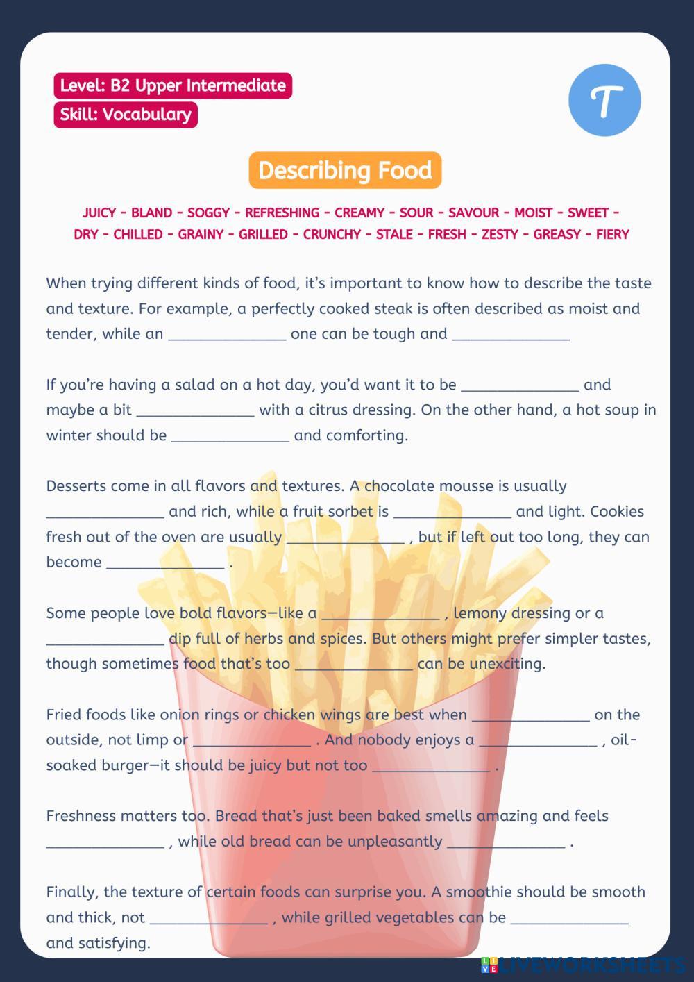 B2 Vocabulary D… | ESL Worksheets | 8182325