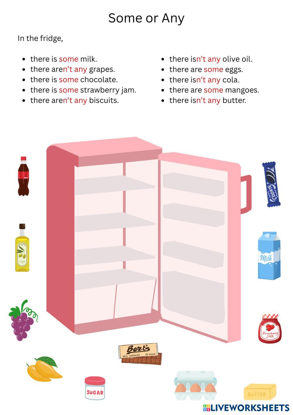 Some or Any | ESL Worksheets | 8182598