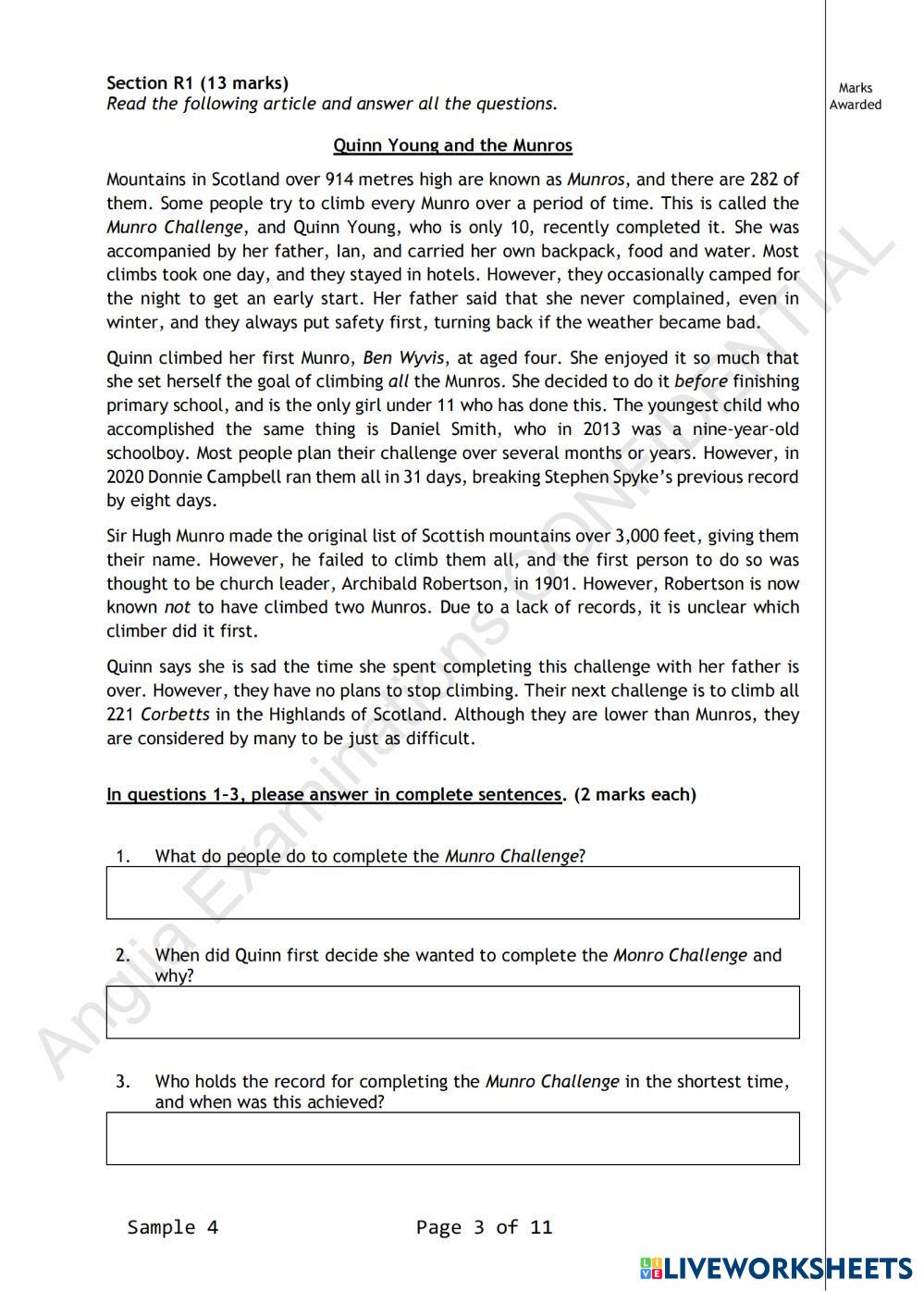 MidTerm Exam-Re… | ESL Worksheets | 8185076