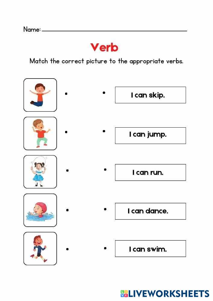 Verb for fun… | ESL Worksheets | 8185371
