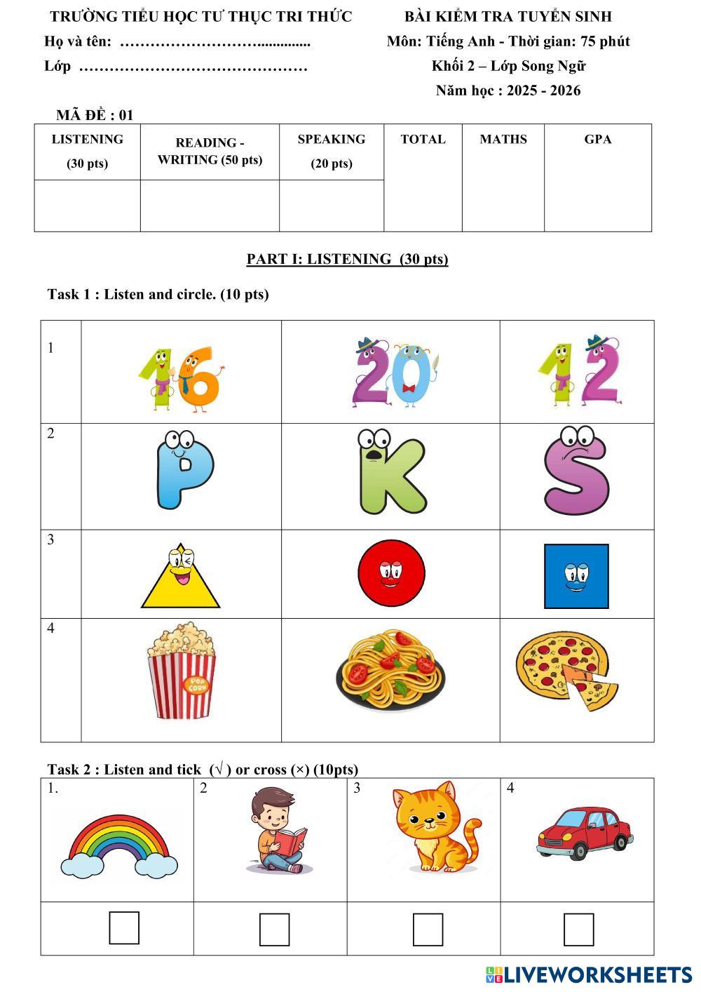 English grade 2… | ESL Worksheets | 8186718