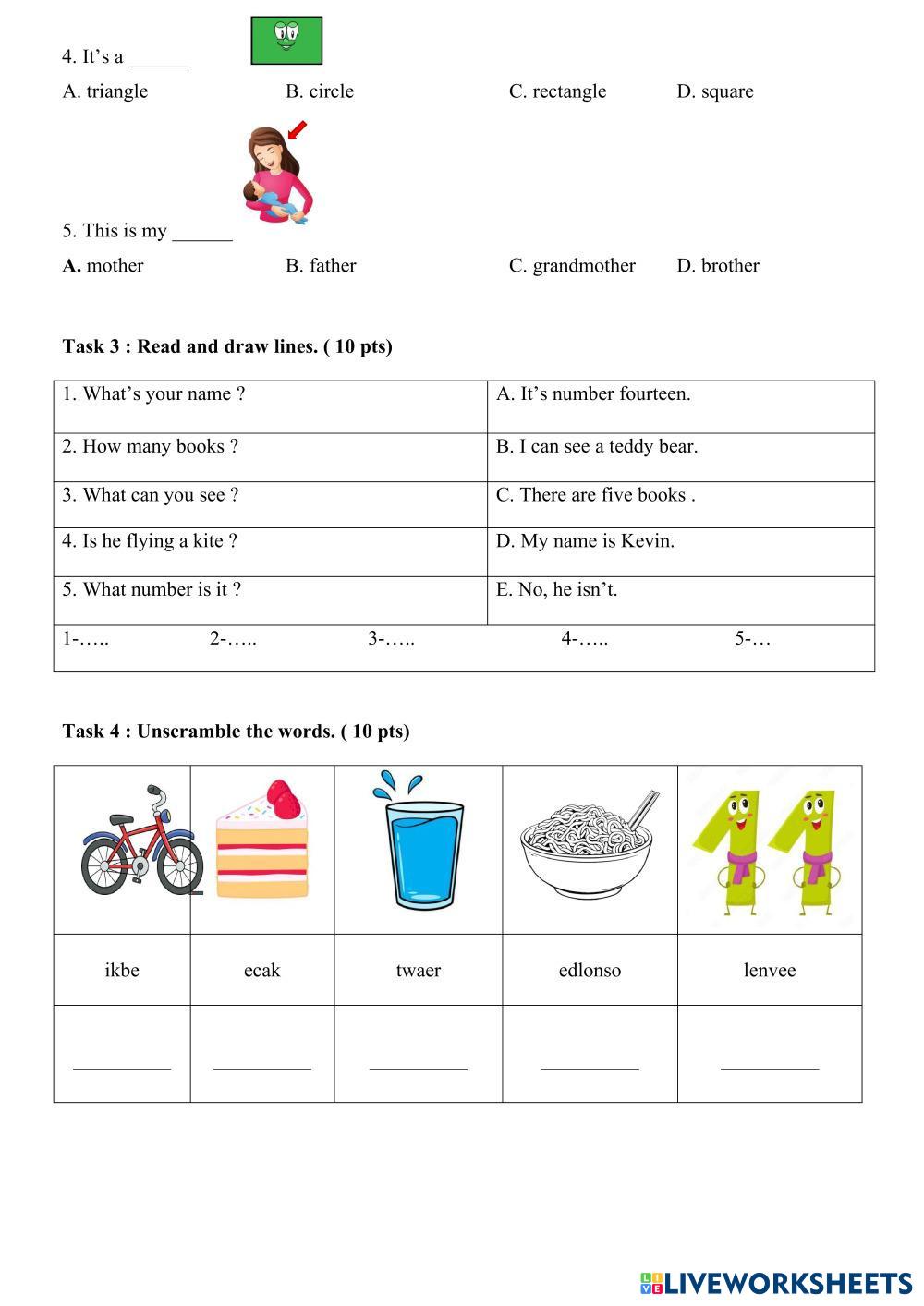 English grade 2… | ESL Worksheets | 8186718