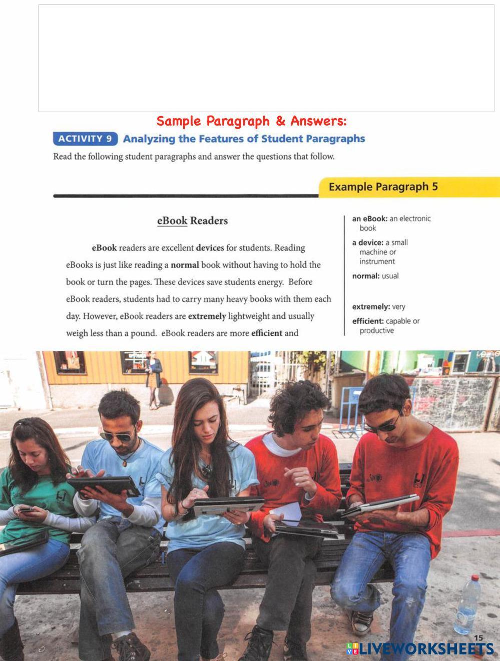 Paragraph Analy… | ESL Worksheets | 8189954
