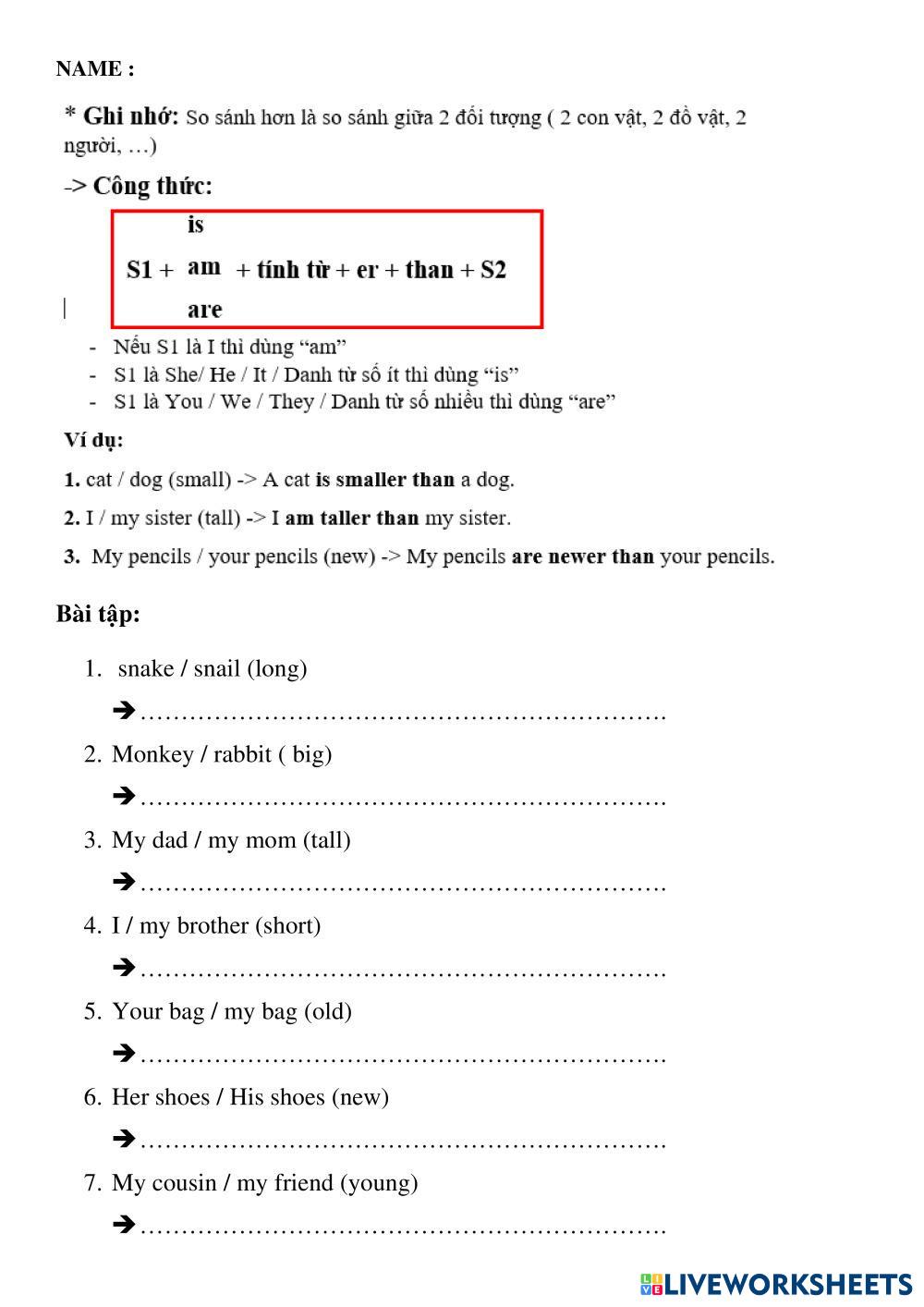 S3 | ESL Worksheets | 8190430