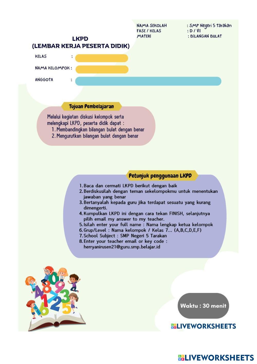 Membandingkan d… | Math Worksheets | 8190836