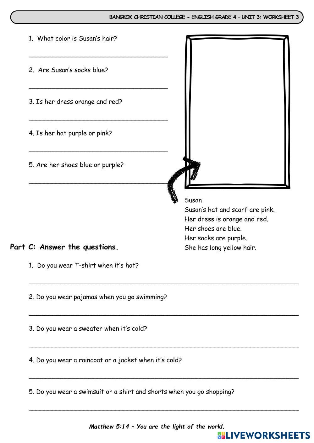 2025 Unit 3 wor… | ESL Worksheets | 8193303