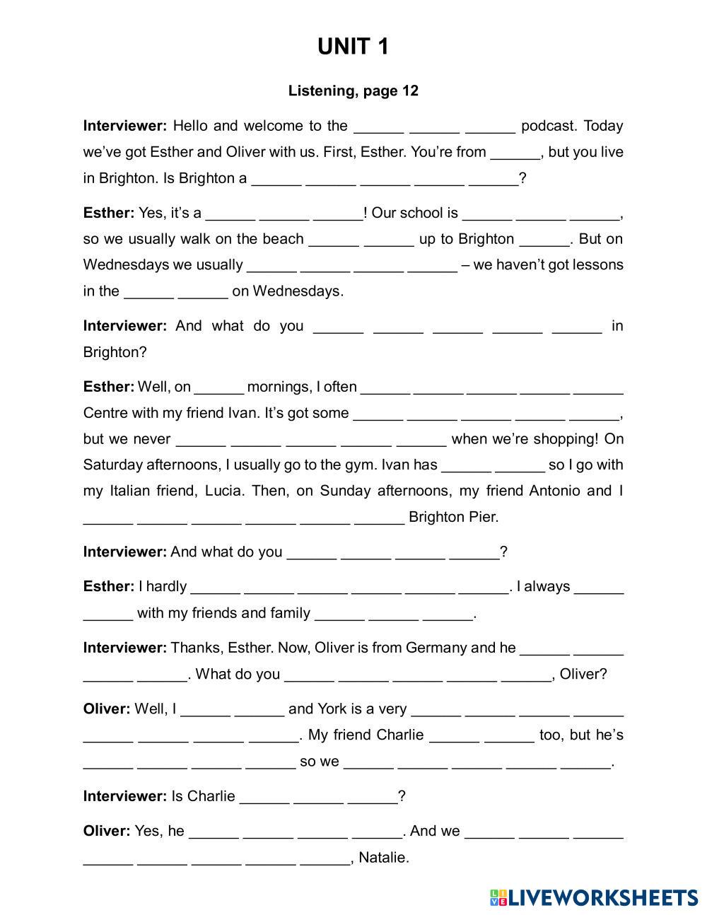 Gateway A2 Dict… | ESL Worksheets | 8195367