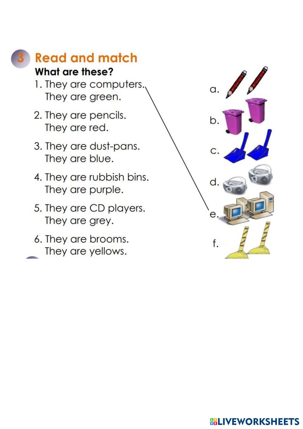 read and match | ESL Worksheets | 8195967