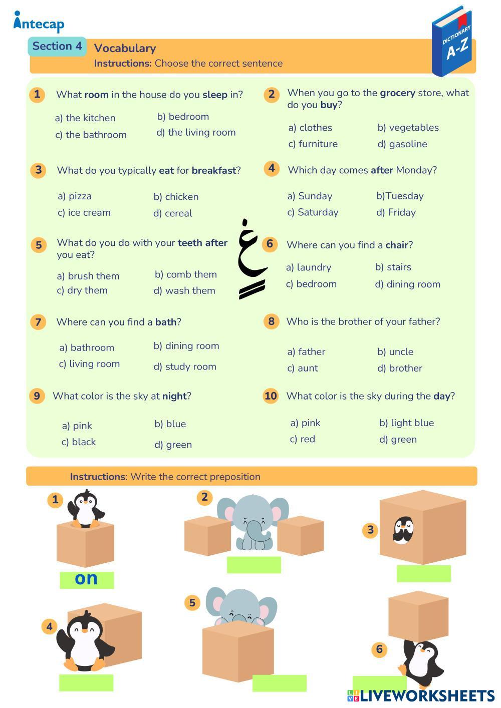 3rd. Bimester t… | ESL Worksheets | 8201233