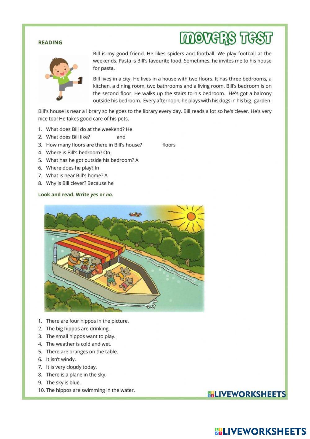 MOVER | ESL Worksheets | 8205480