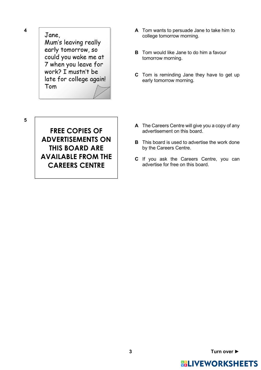 PRELIMINARY ENG… | ESL Worksheets | 8208412