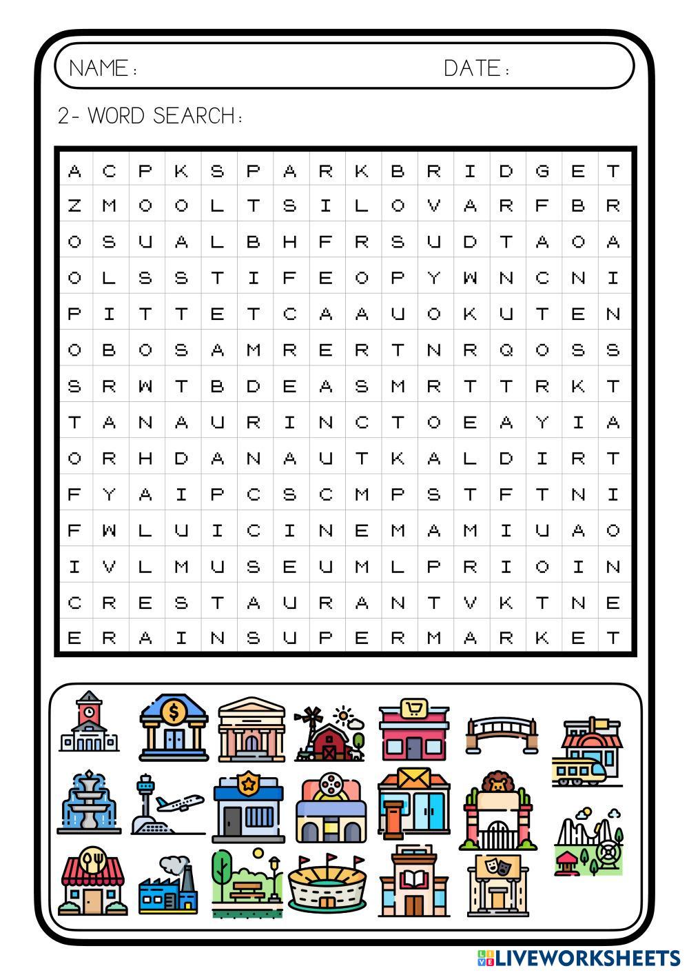 6º - U4 2 Word … | ESL Worksheets | 8210320