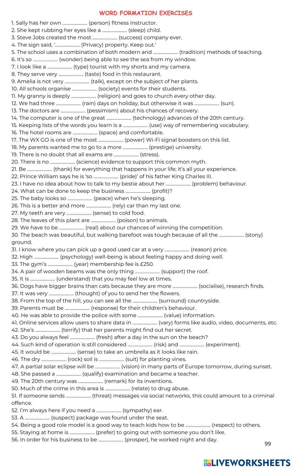 Lesson 3 Word F… | English Language Worksheets | 8213464