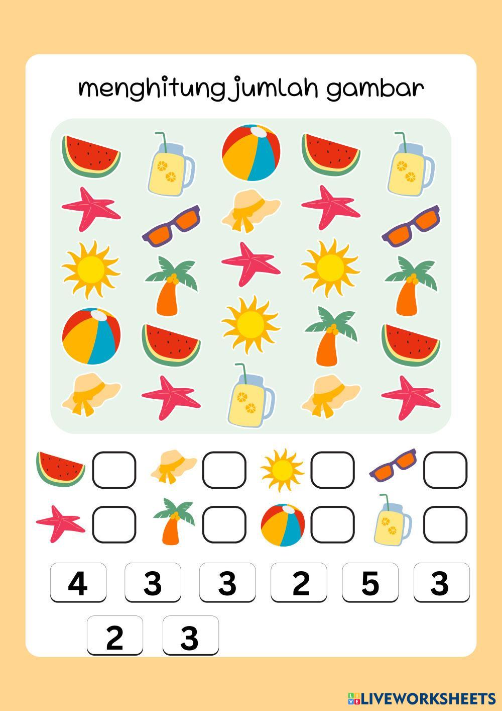 NUMERASI | English Language Worksheets | 8215028