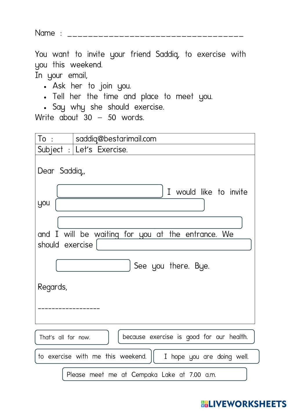 HASIMAH BINTI B… | English Language Worksheets | 8216426