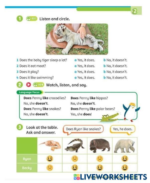 Grade 2 Unit 2 … | English Language Worksheets | 8217693