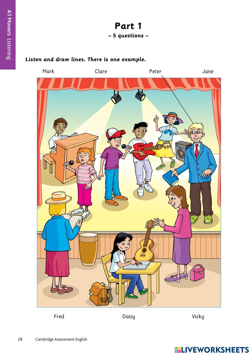 Mover Sample Pl… | ESL Worksheets | 8219698