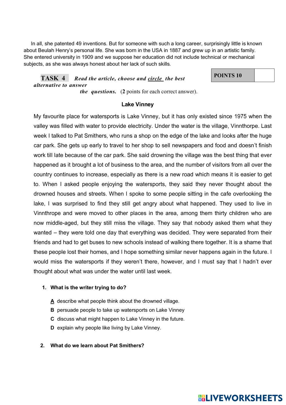 B1 PRELIMINARY … | ESL Worksheets | 8224192