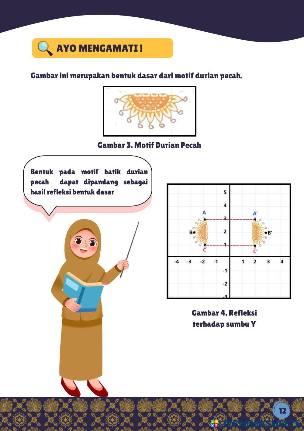 E-Modul Refleksi | Math Worksheets | 8226508