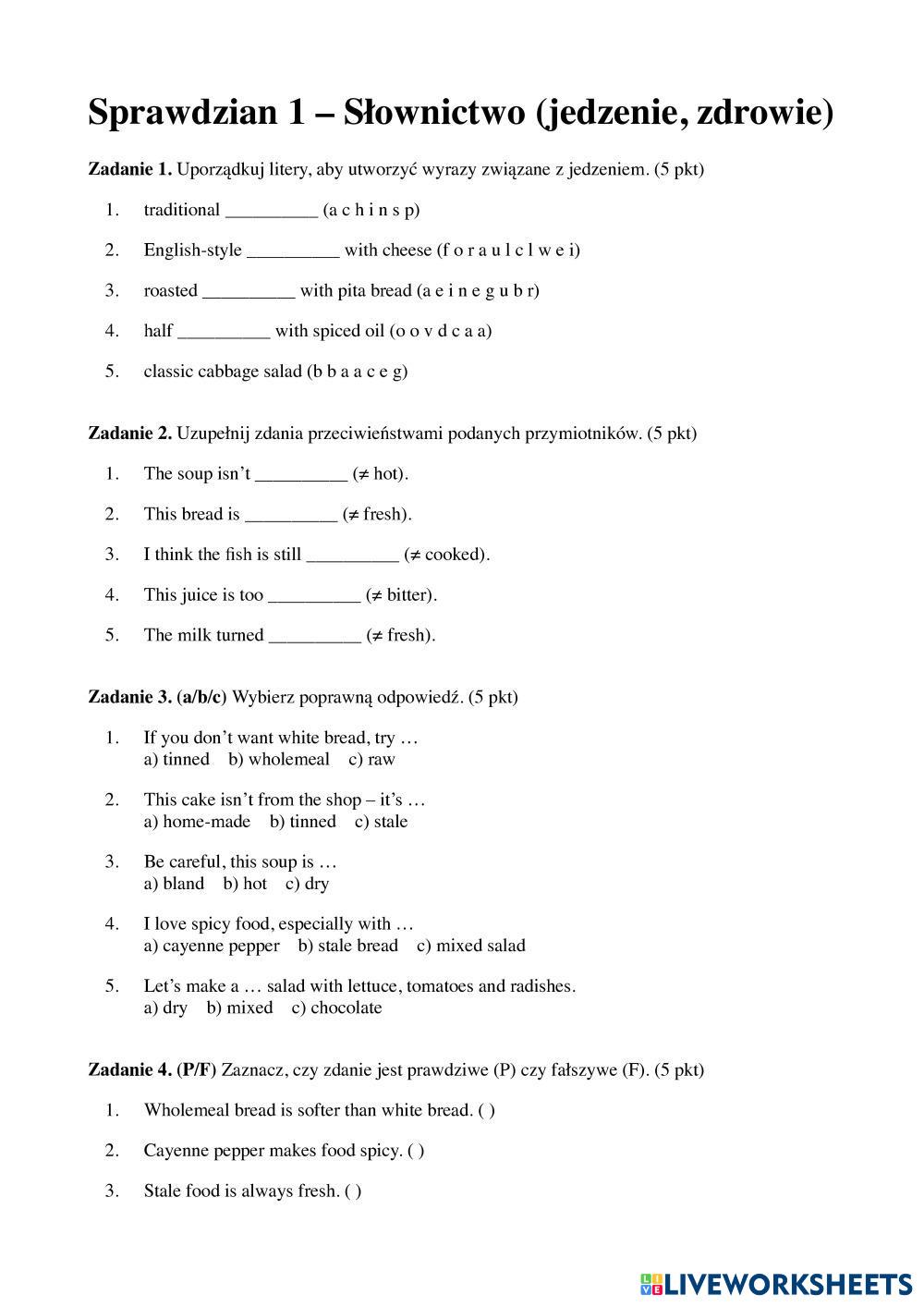 focus 3 unit 4 | English Language Worksheets | 8229537