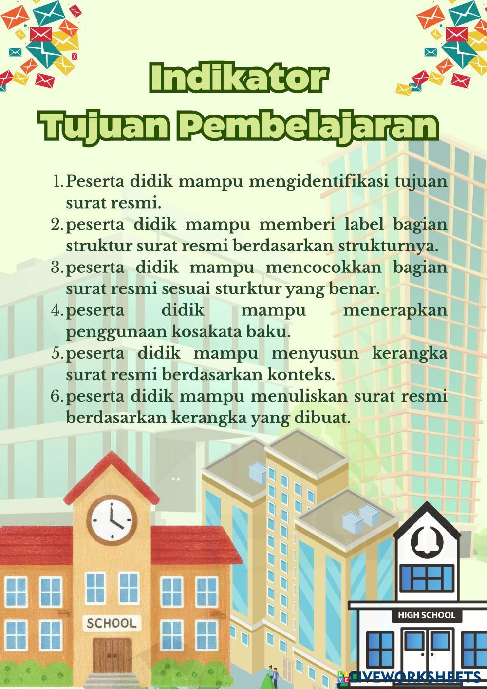 E-LKPD SURAT RE… | Social Studies Worksheets | 8334809