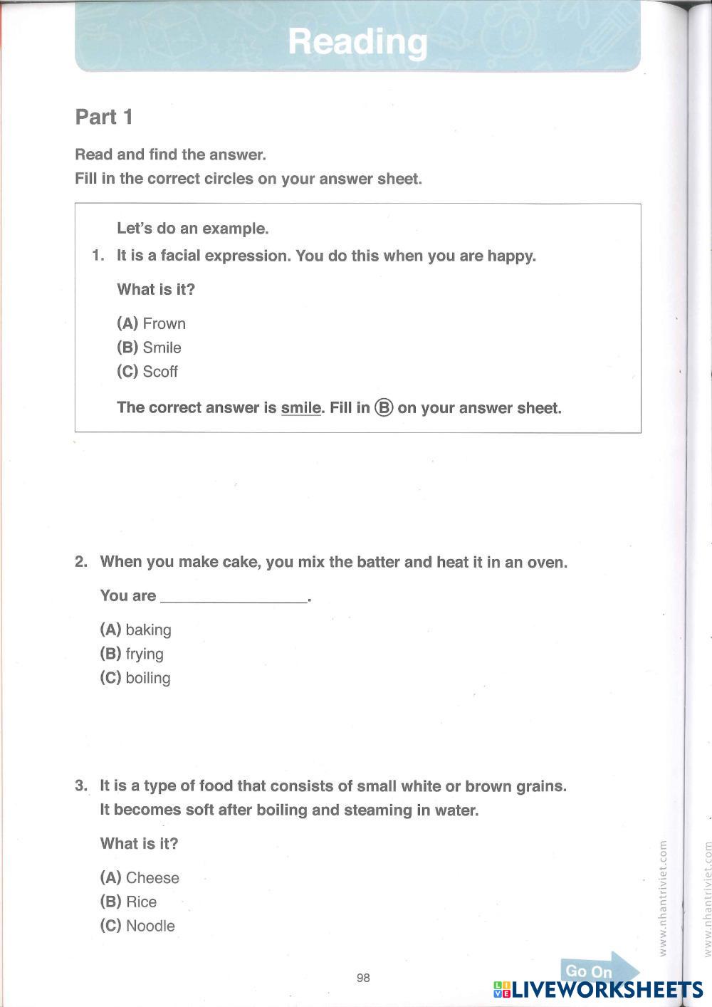 Step2 TOEFL Rea… | ESL Worksheets | 8325851