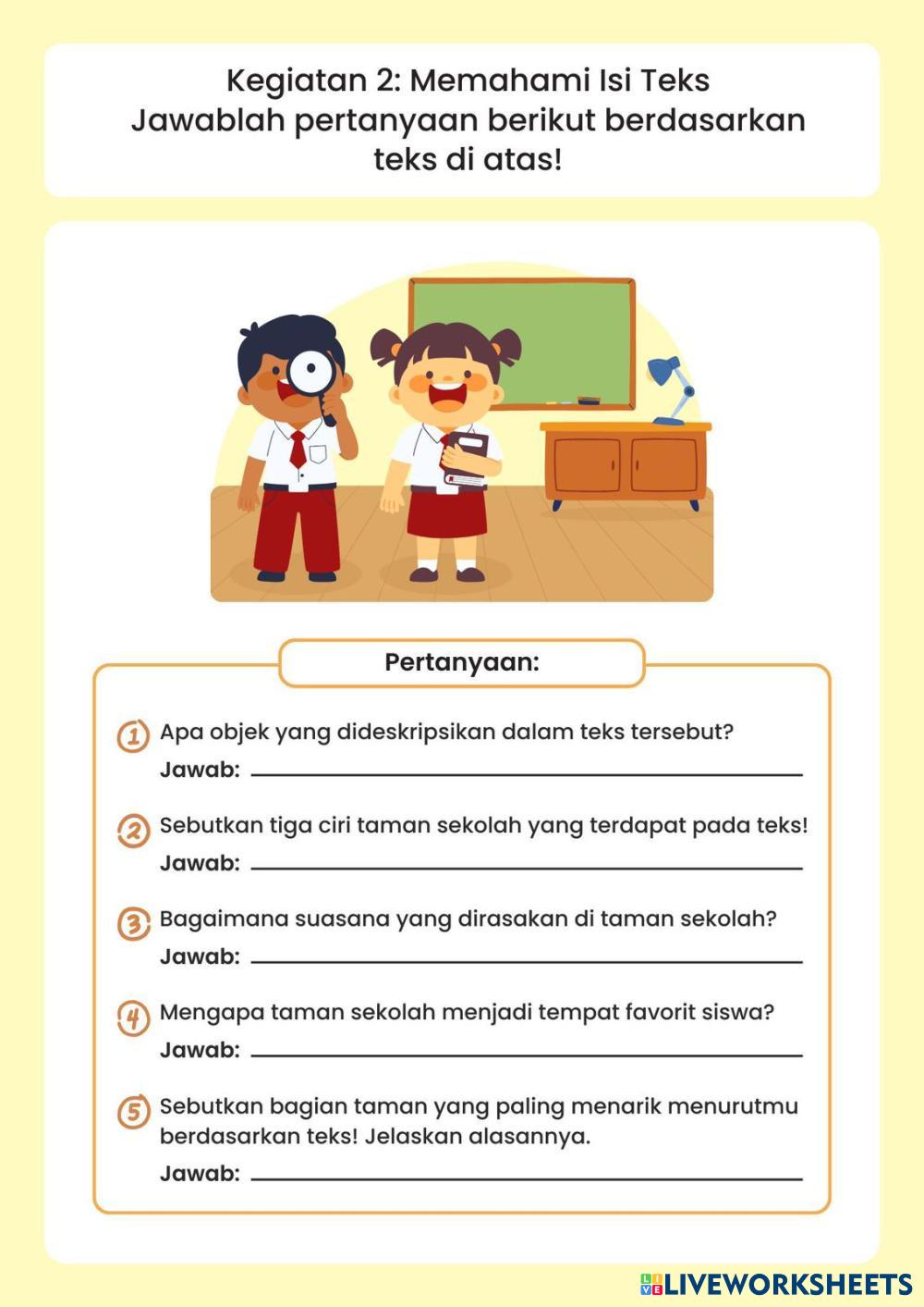 Membaca dan mem… | Math Worksheets | 8327327