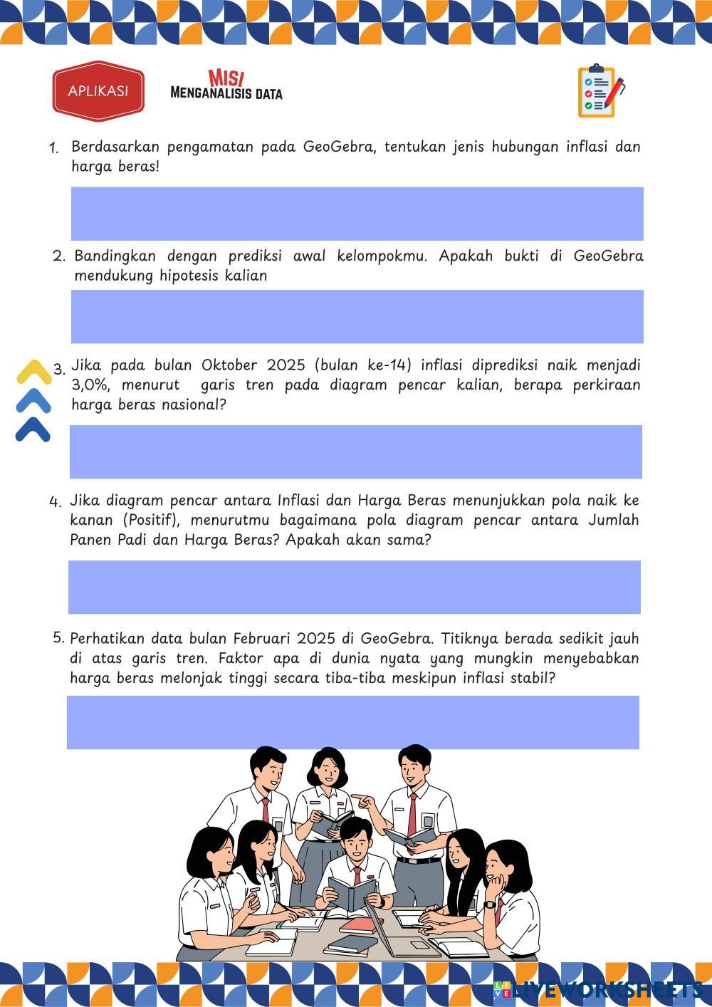 Level Aplikasi | Math Worksheets | 8327662