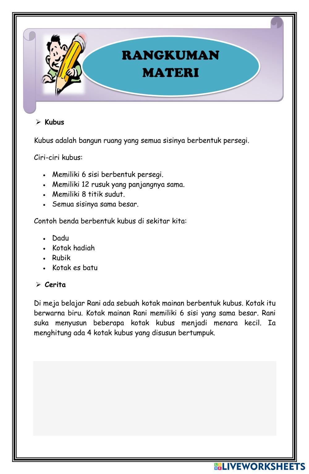 KUBUS | Math Worksheets | 8329121